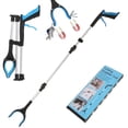 "SUWU 32"" Folding Long Grip Reacher Grabber Tool with Light, Trash ...