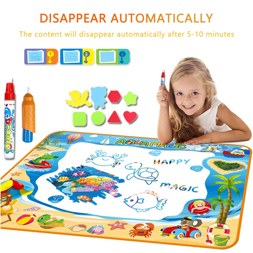 SUWU Aqua Magic Doodle Drawing Mat, 40" x 32" - Walmart.com