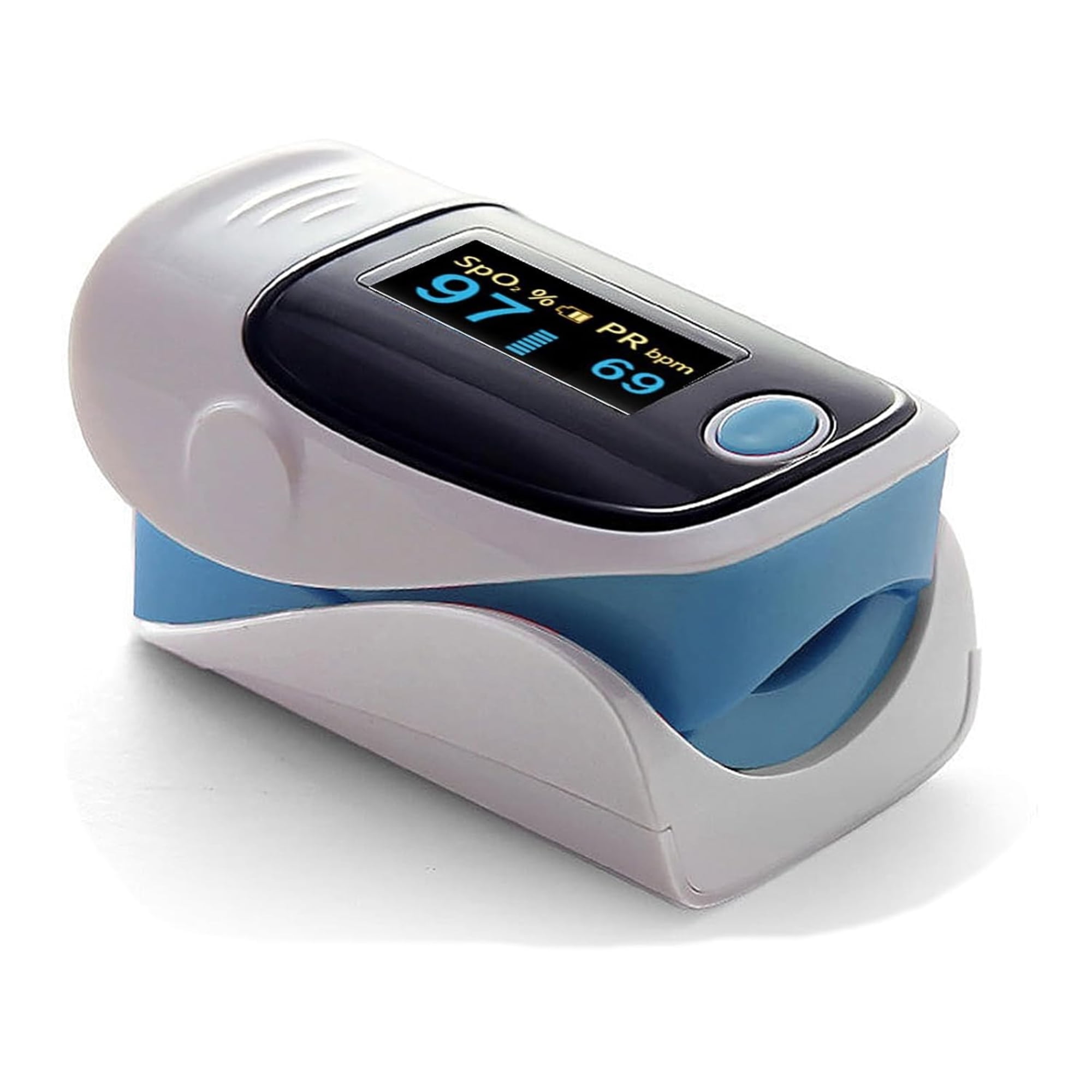 SUWU Finger Pulse Oximeter Pulse Blood Oxygen Monitor- 4 Color Screen ...