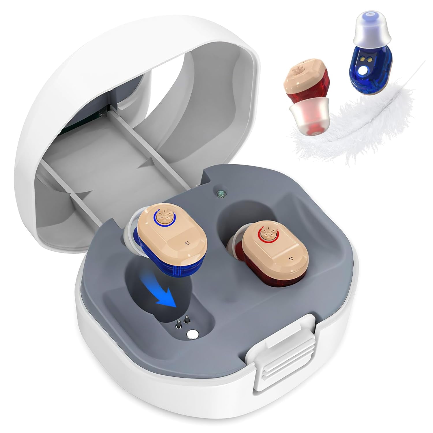 SUWU Hearing Aids for Seniors, Rechargeable Personal Sound Amplifiers ...