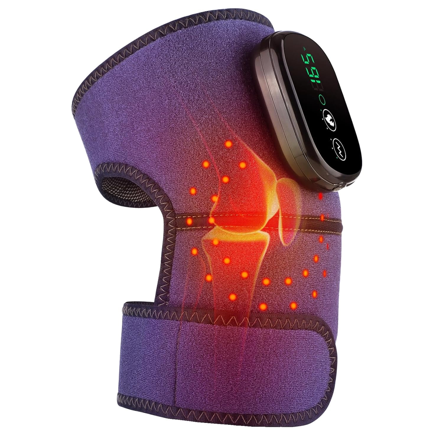 SUWU Knee Massager with Heat and Red Light, Knee Heating Pad for Knee ...