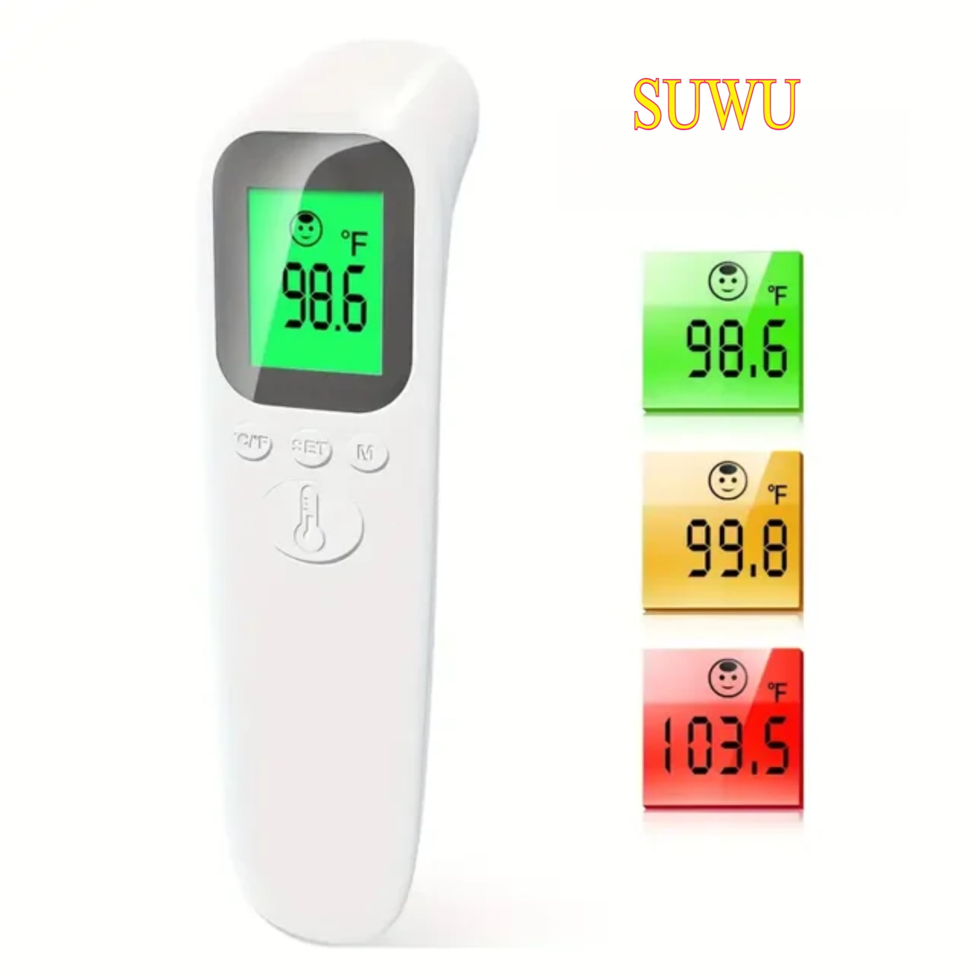 SUWU No-Touch Digital Thermometer - Accurate & Fast 1-Second Fever ...