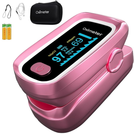 SUWU Oximeter, SpO2 Pulse Oximeter, 4-Data Monitor, Respiratory Rate ...