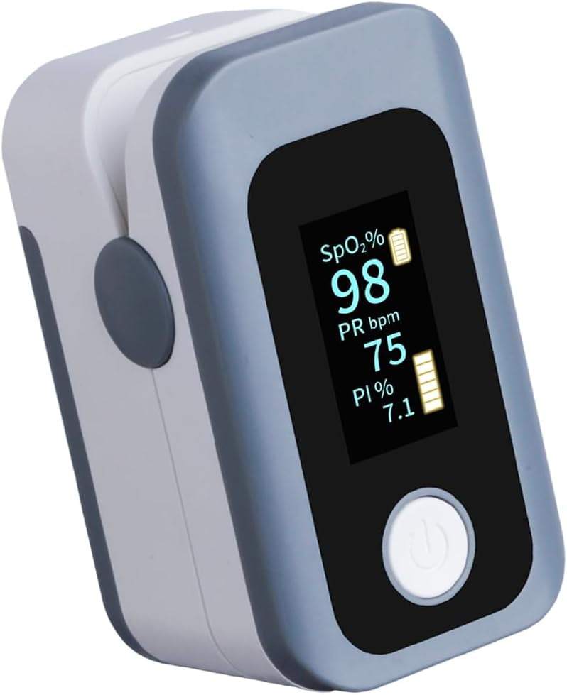 SUWU Pulse Oximeter Oxygen Monitor Fingertip Blood Oxygen Monitor Pulse Ox with OLED Display for ...
