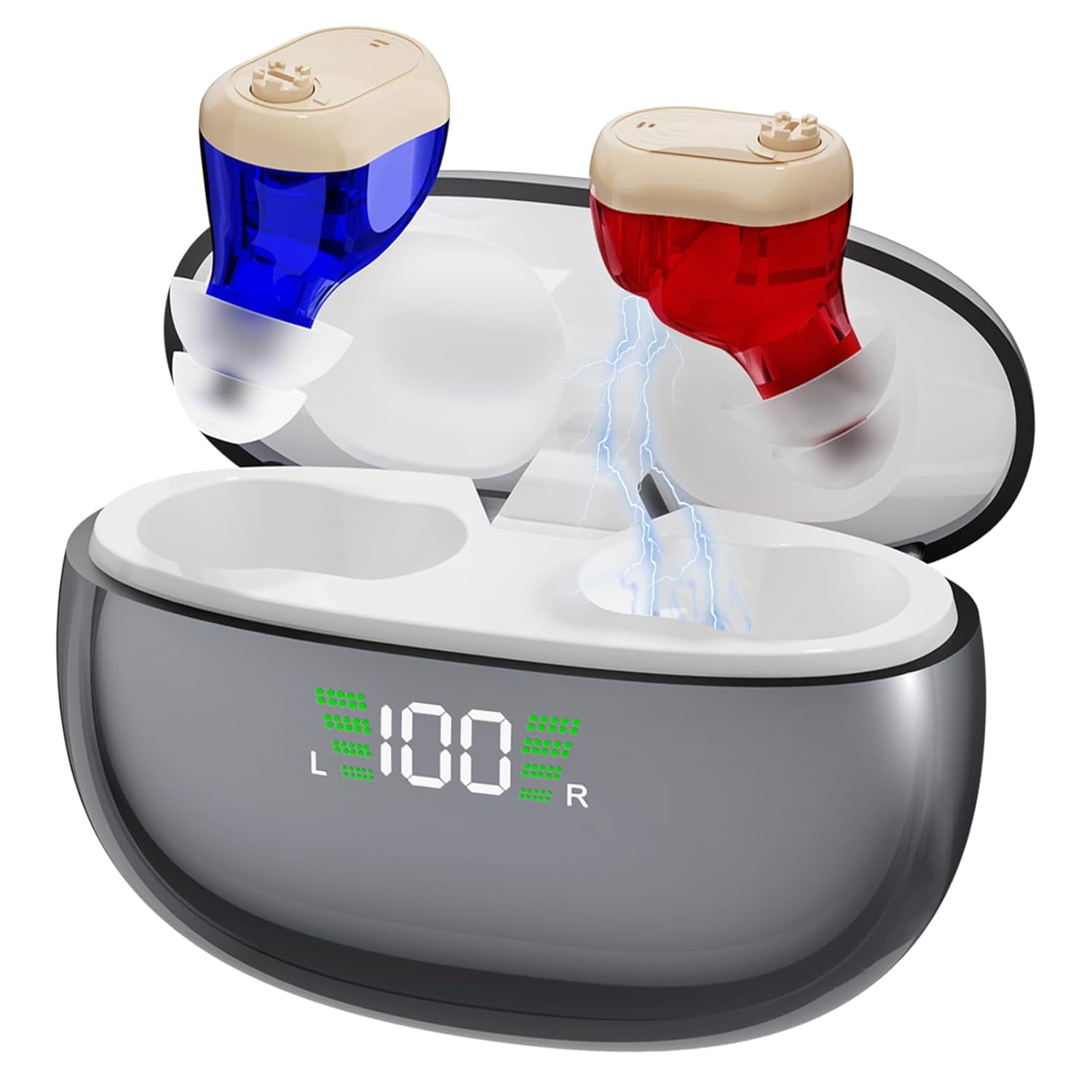 SUWU Rechargeable Hearing Aids for Seniors with Noise Cancelling, 16 ...