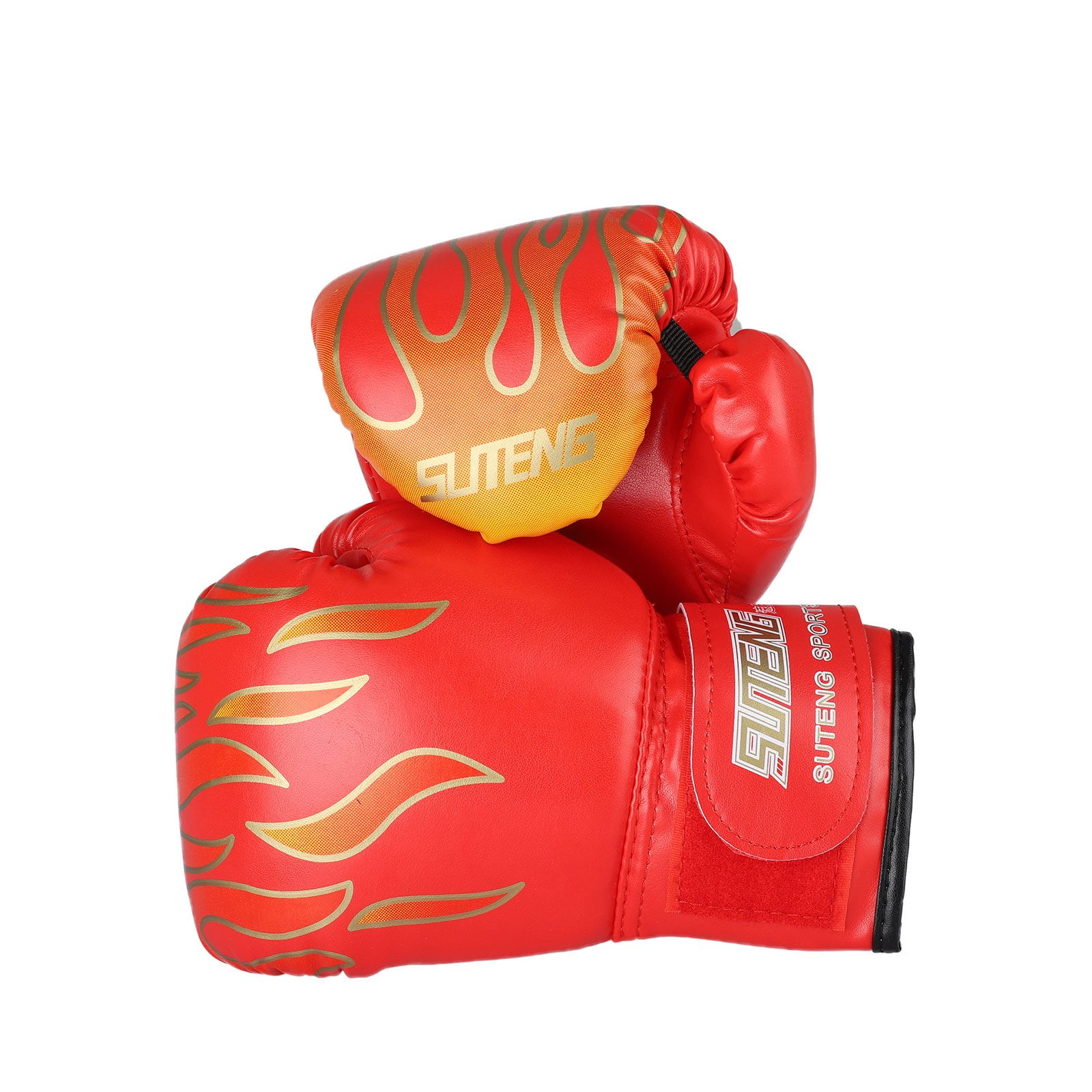 SUWU Teenager Boxing Gloves, Cartoon PU Leather Sparring Grappling ...