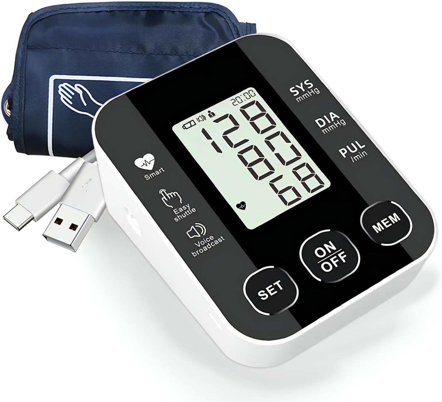 SUWU Upper Arm Blood Pressure Monitor Premium Blood Pressure Machine ...