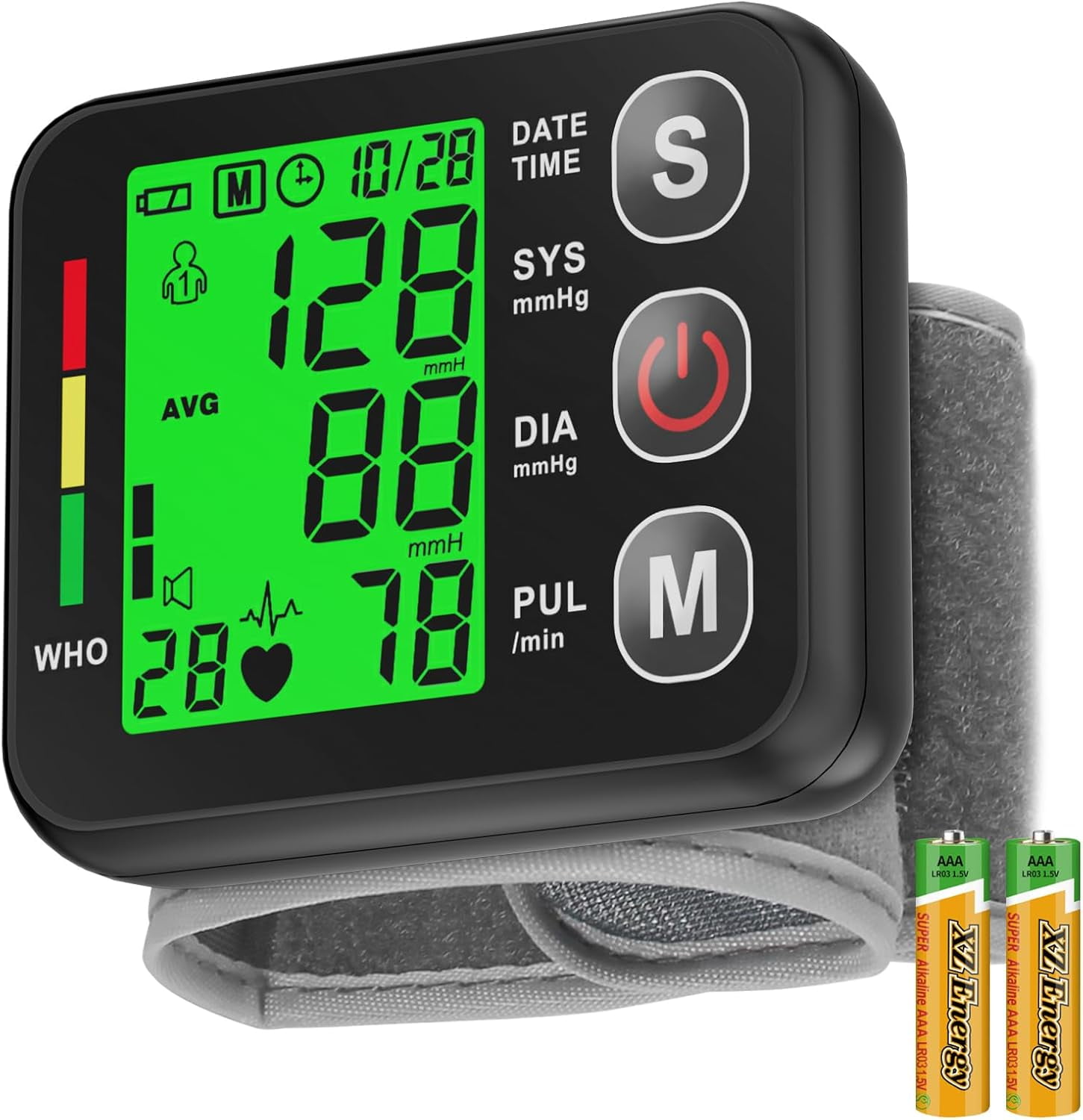 SUWU Wrist Blood Pressure Monitor -Bp Monitor, Automatic Blood Pressure ...