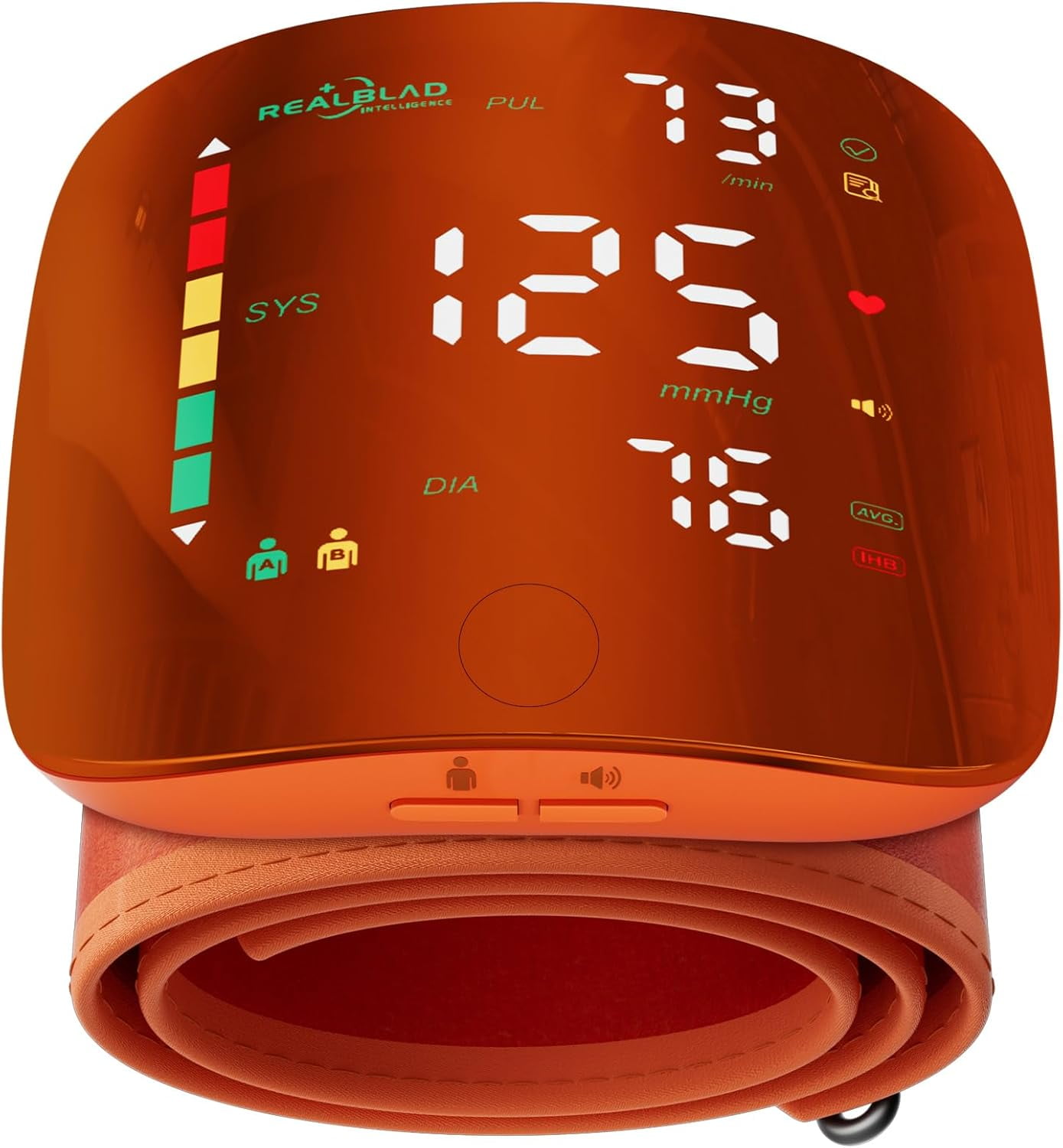 SUWU Wrist Blood Pressure Monitor with LED Touch Screen -Adjustable ...