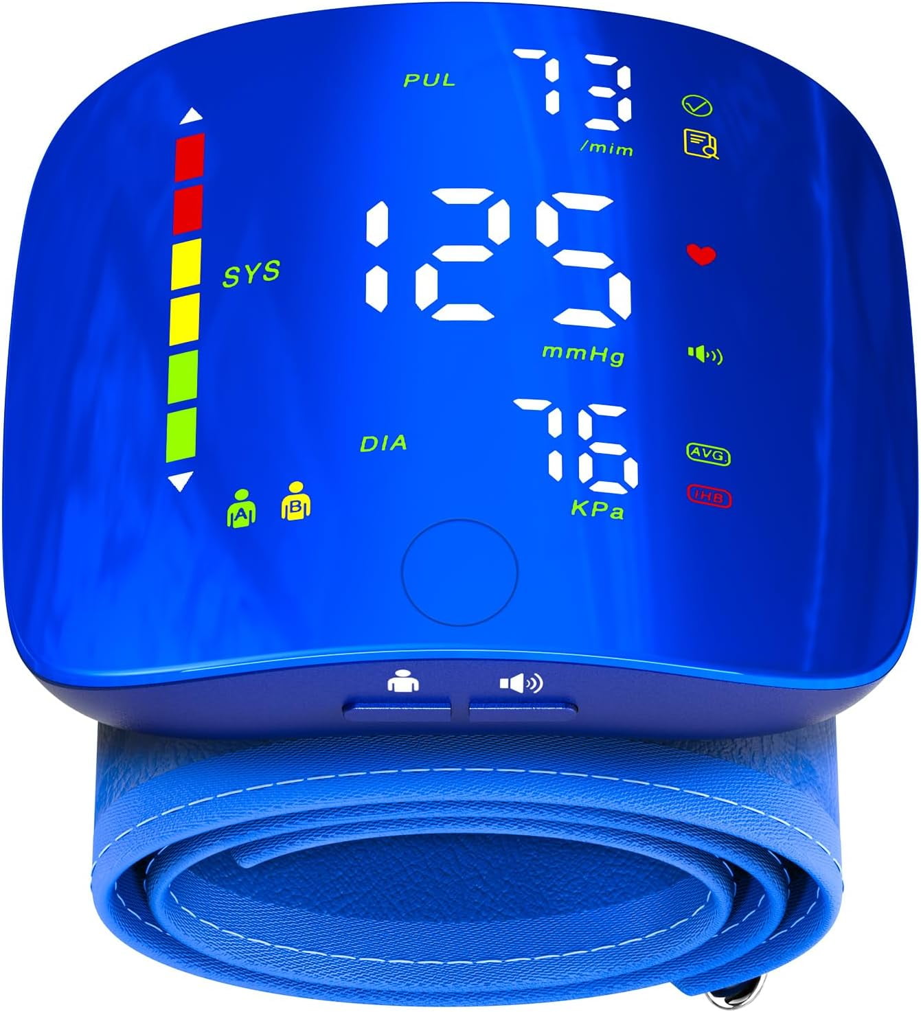SUWU Wrist Blood Pressure Monitor, Rechargeable Blood Pressure Cuff ...