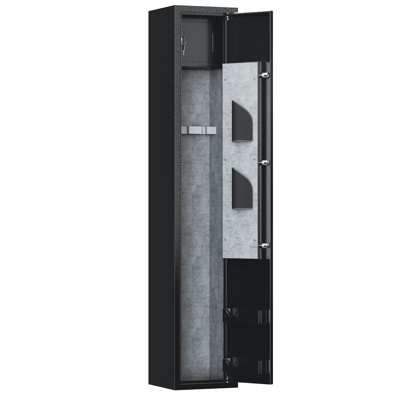 SUXXAN Home Rifle and Pistols Gun Safe with LED light & Alarm System ...