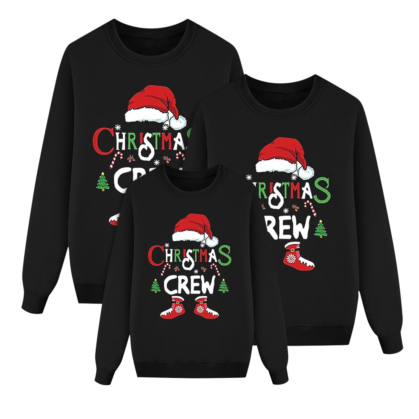 SUYIDA Christmas Sweater for Women Men Kids Cute Family Matching ...