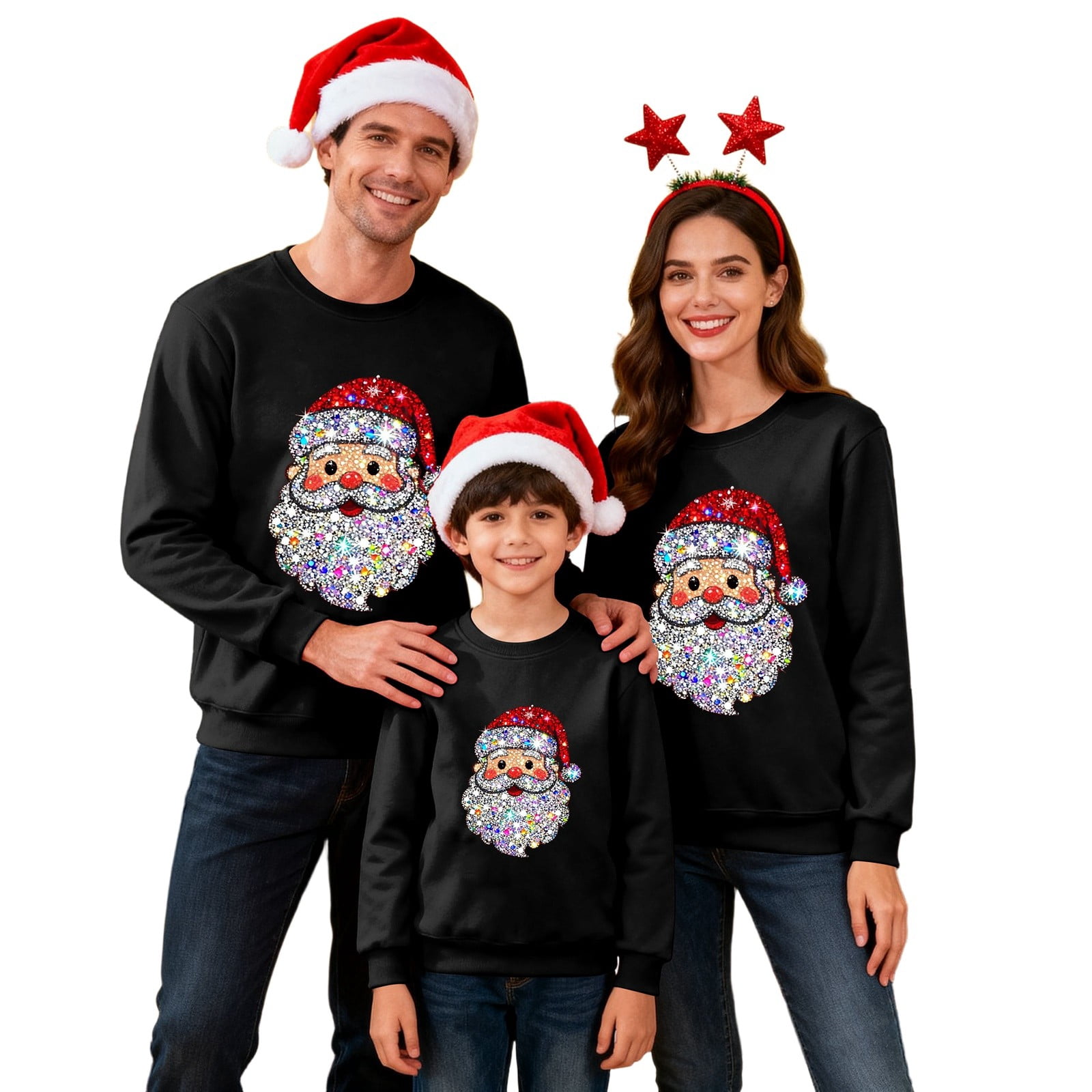 SUYIDA Christmas Sweaters for Women Men Kids Family Matching Christmas ...