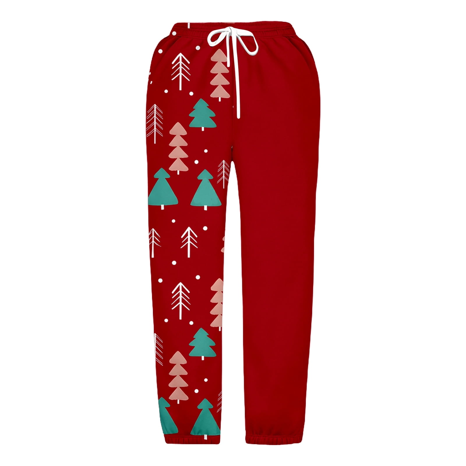 SUYIDA Winter Kids Jogger Pants With Festive Holiday Designs For Girls ...