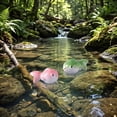 SUYOLL Outside Yard Statues 2 Piece Ceramic Fish Floating Water Figure ...