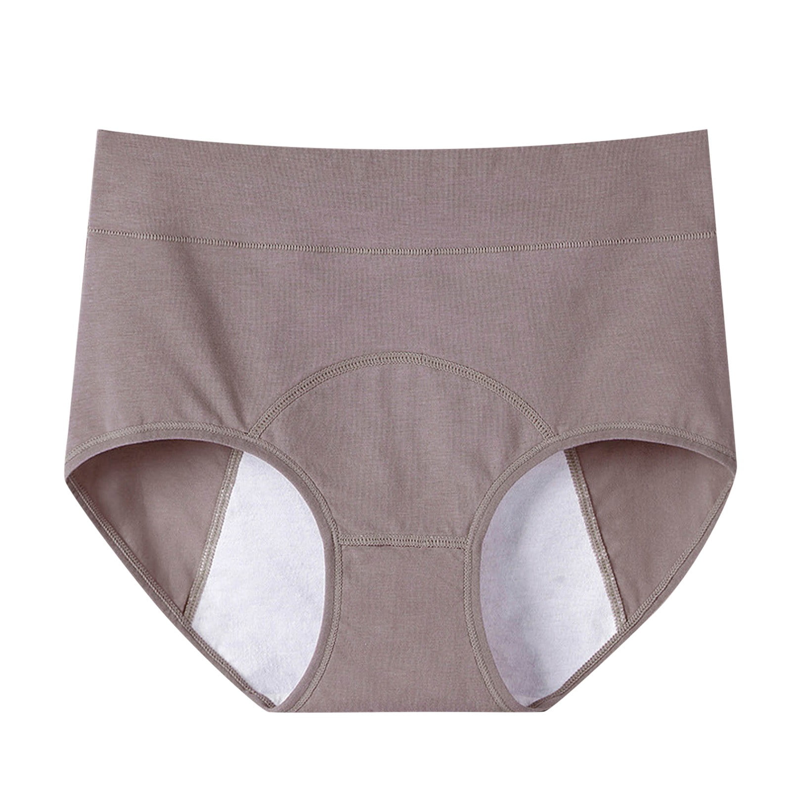 SUYOLL Women's Leak-Proof 4-Layer Menstrual Underwear Solid Color with ...