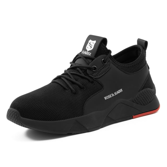 SUYSTEX Steel Toe Sneakers for Men Women Lightweight Safety Shoes ...
