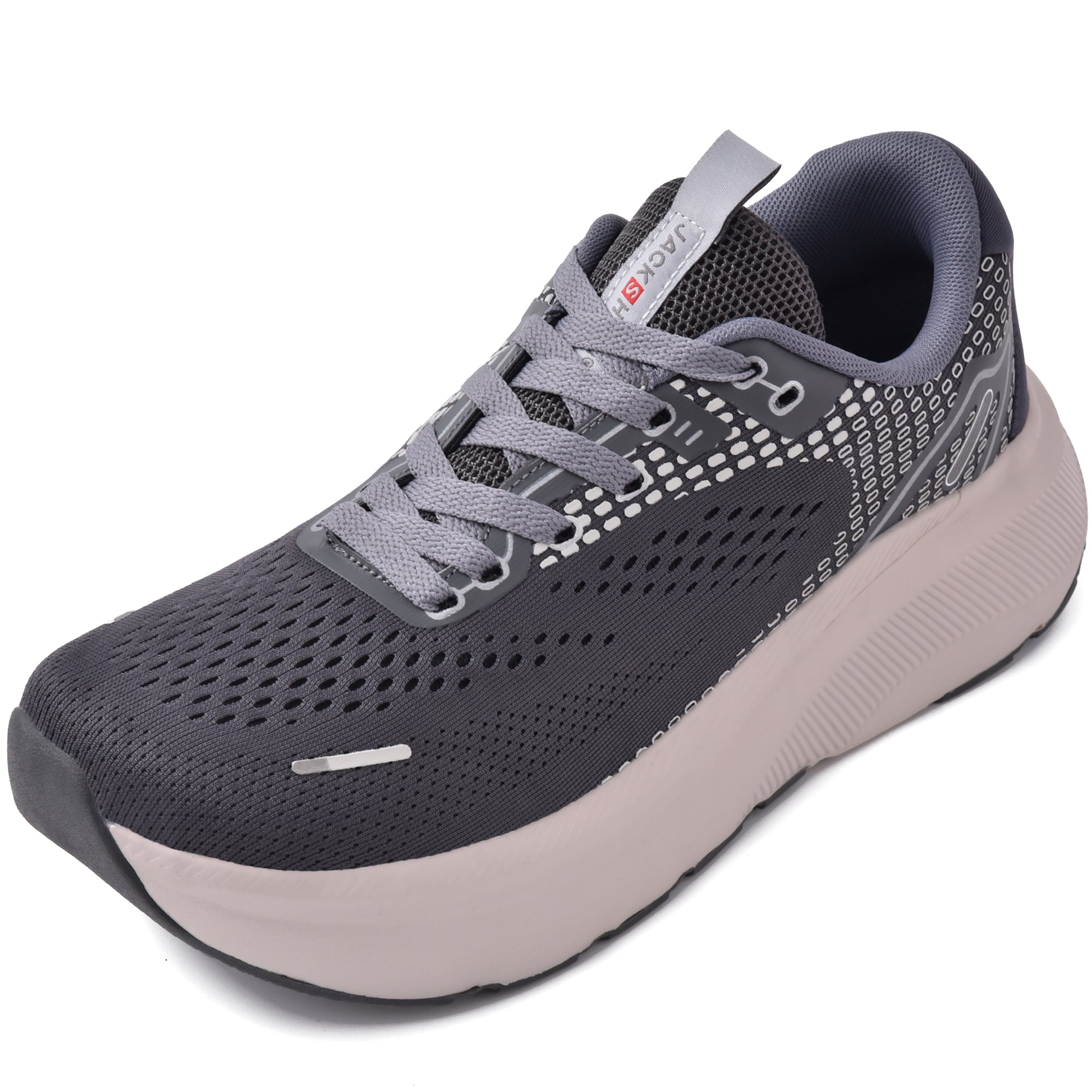SUYSTEX Wide Toe Box Shoes for Men Arch Support Shoes Wide Width ...
