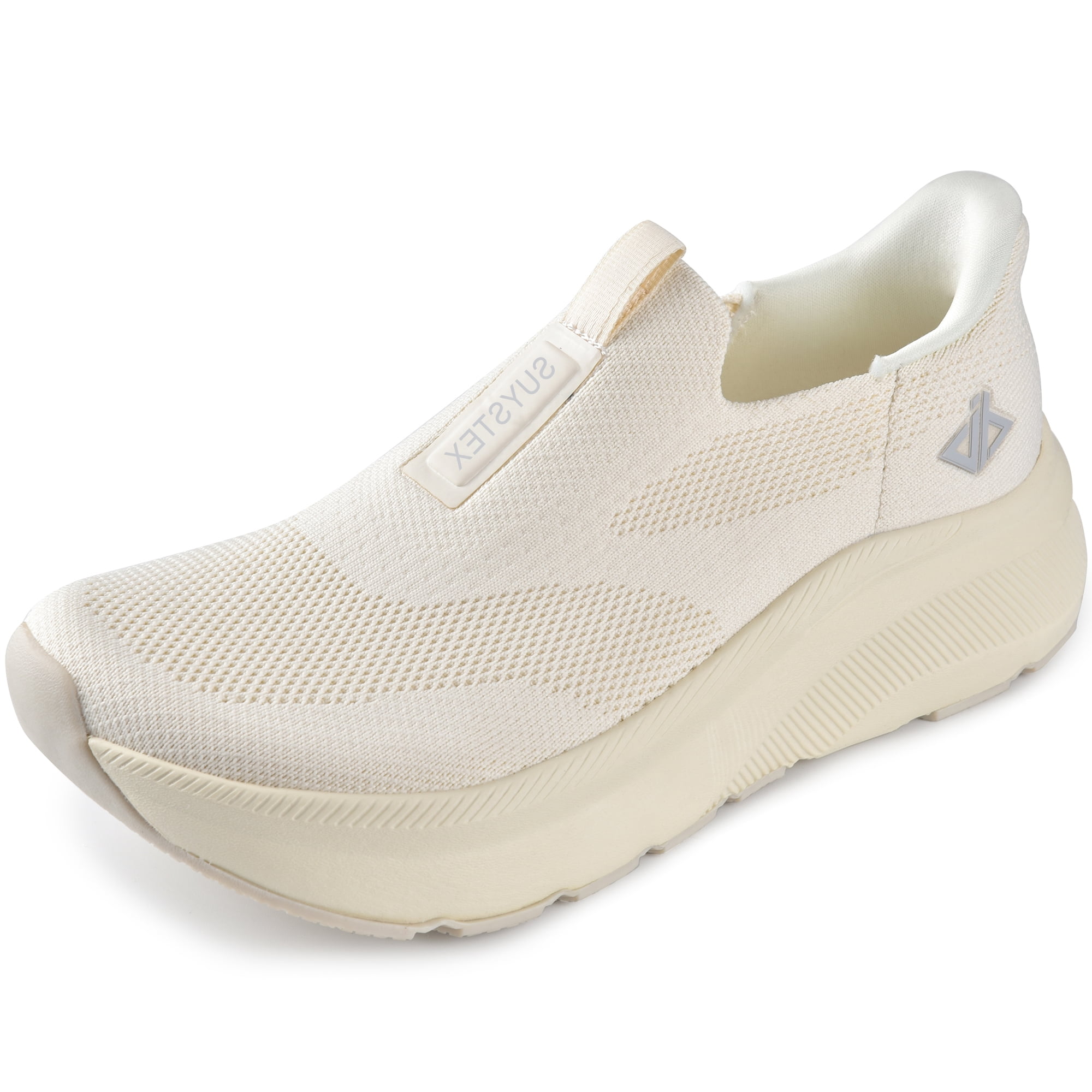 SUYSTEX Women's Walking Sneakers Wide Toe Box Shoes Arch Support ...