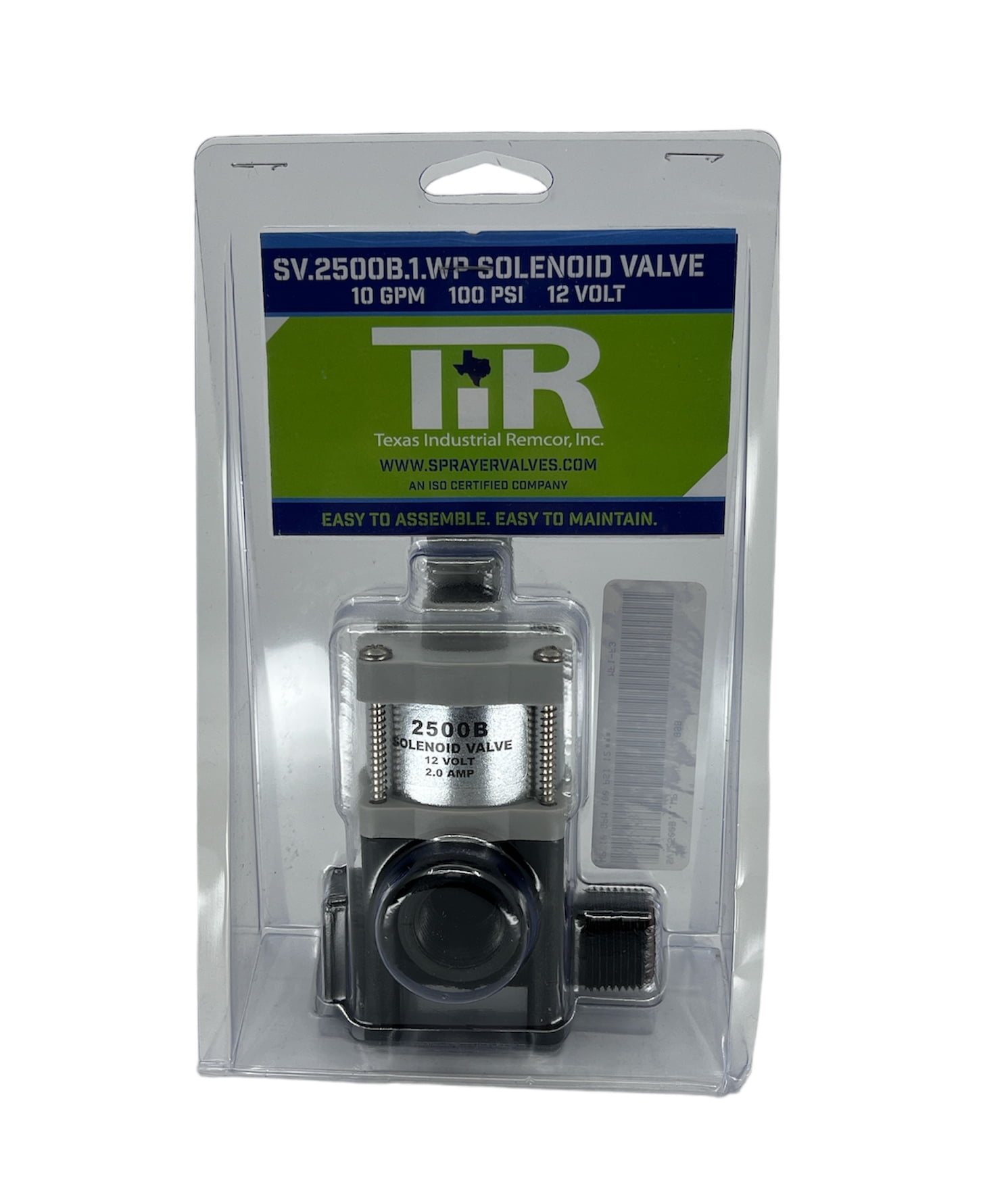 SV.2500B.1.WP Texas Remcor 2-Way Direct Operating Solenoid Valve with 2 ...