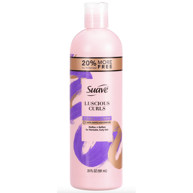 Suave Hair Complex Protect Conditioner - SV SH Curls Amino Acid 4p 20z ...