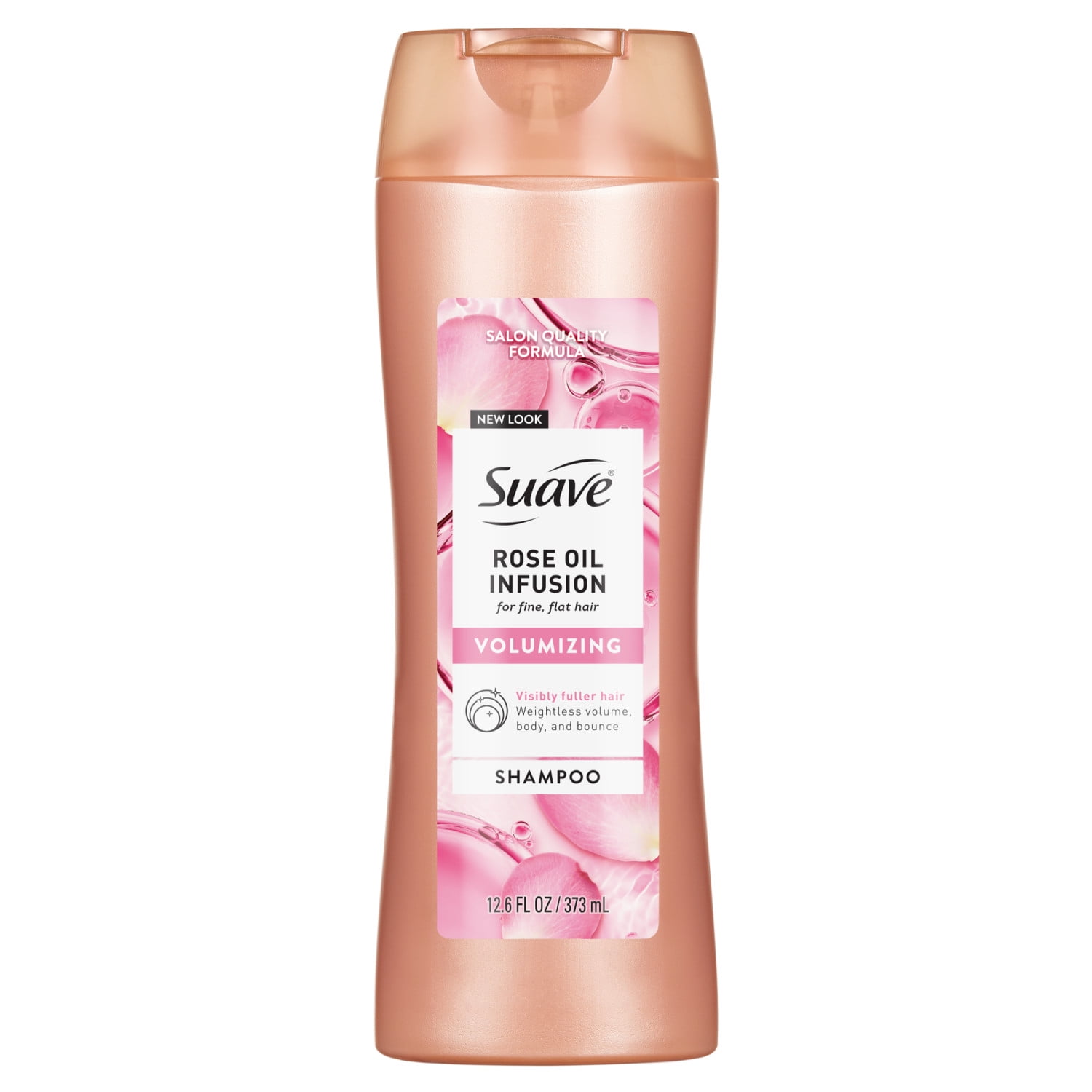 Suave Rose Oil Infusion Volumizing Shampoo for Fine, Flat Hair, 12.6 FL ...