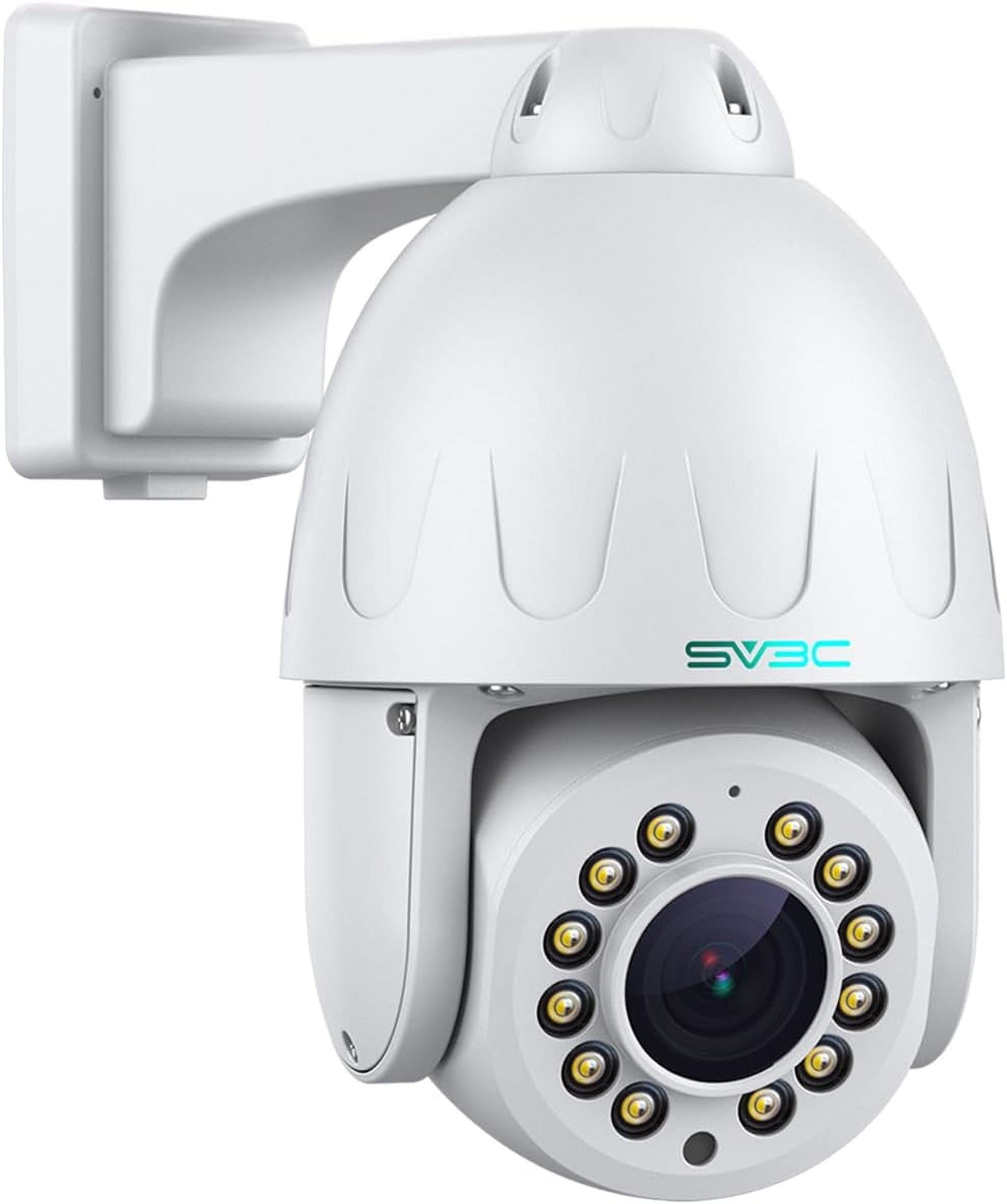 SV3C 15X Optical Zoom POE PTZ Security Camera Outdoor, POE IP Cam with ...