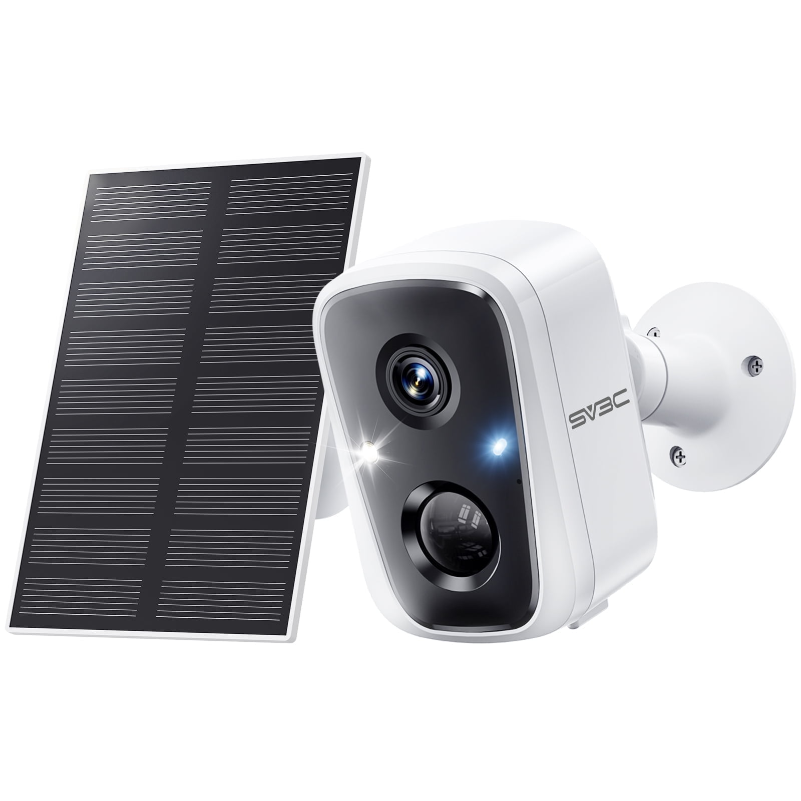 SV3C 2K Solar-Powered Security Camera, Wireless Outdoor System, WiFi ...