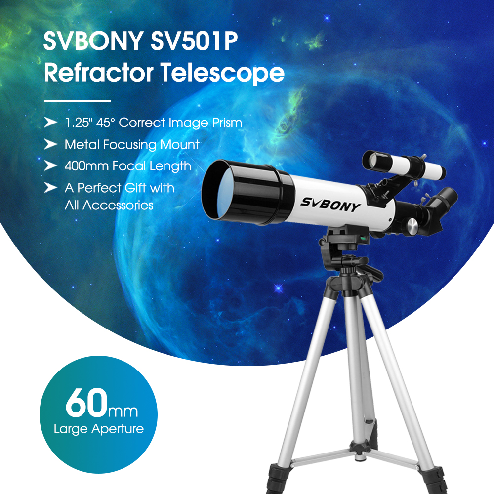Svbony SV501P 60/70mm Astronomical Telescope Sets,for Planetary and ...
