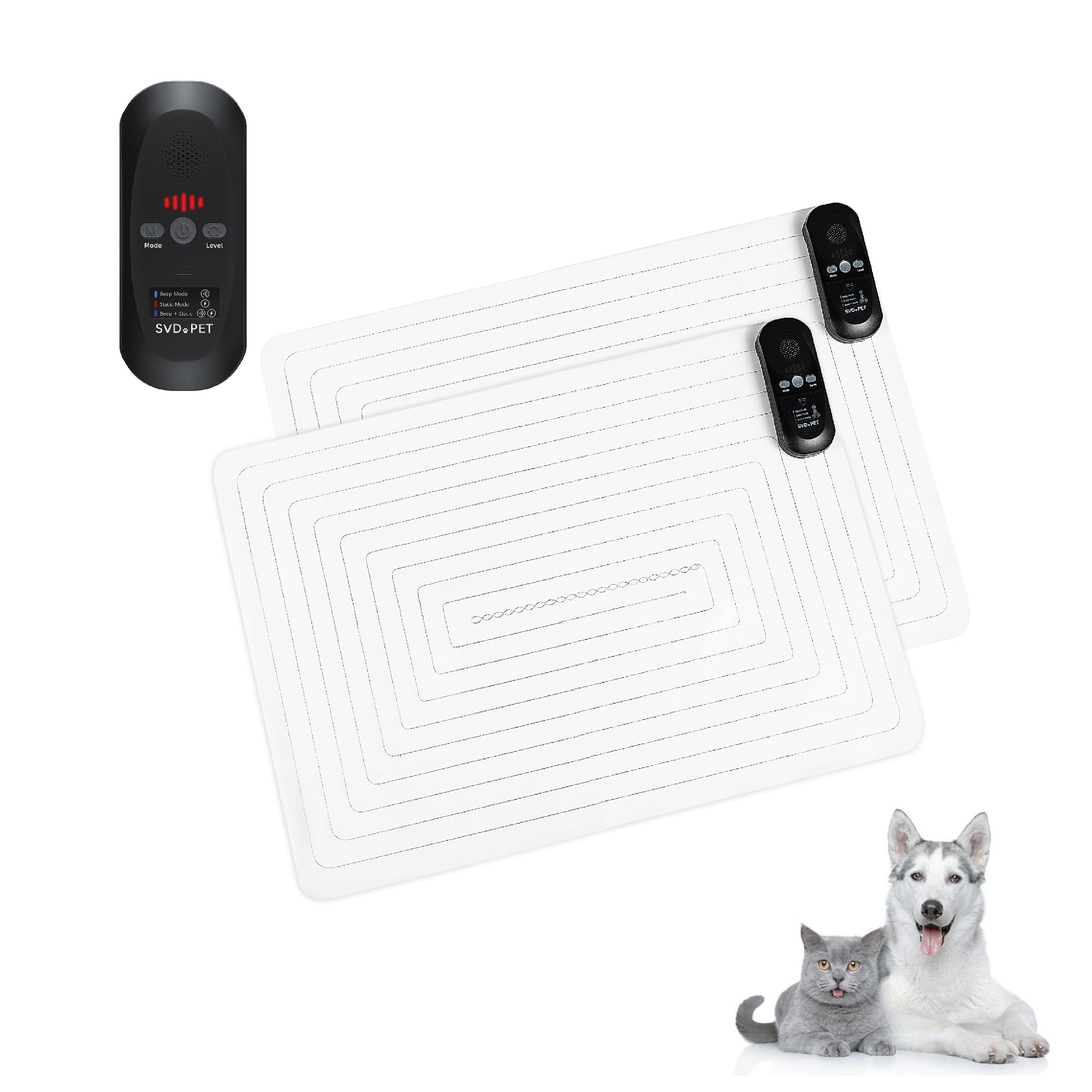 SVD.PET (2-Pack Pet Training Mat with Tester, Pet Shock Pad, Dogs ...