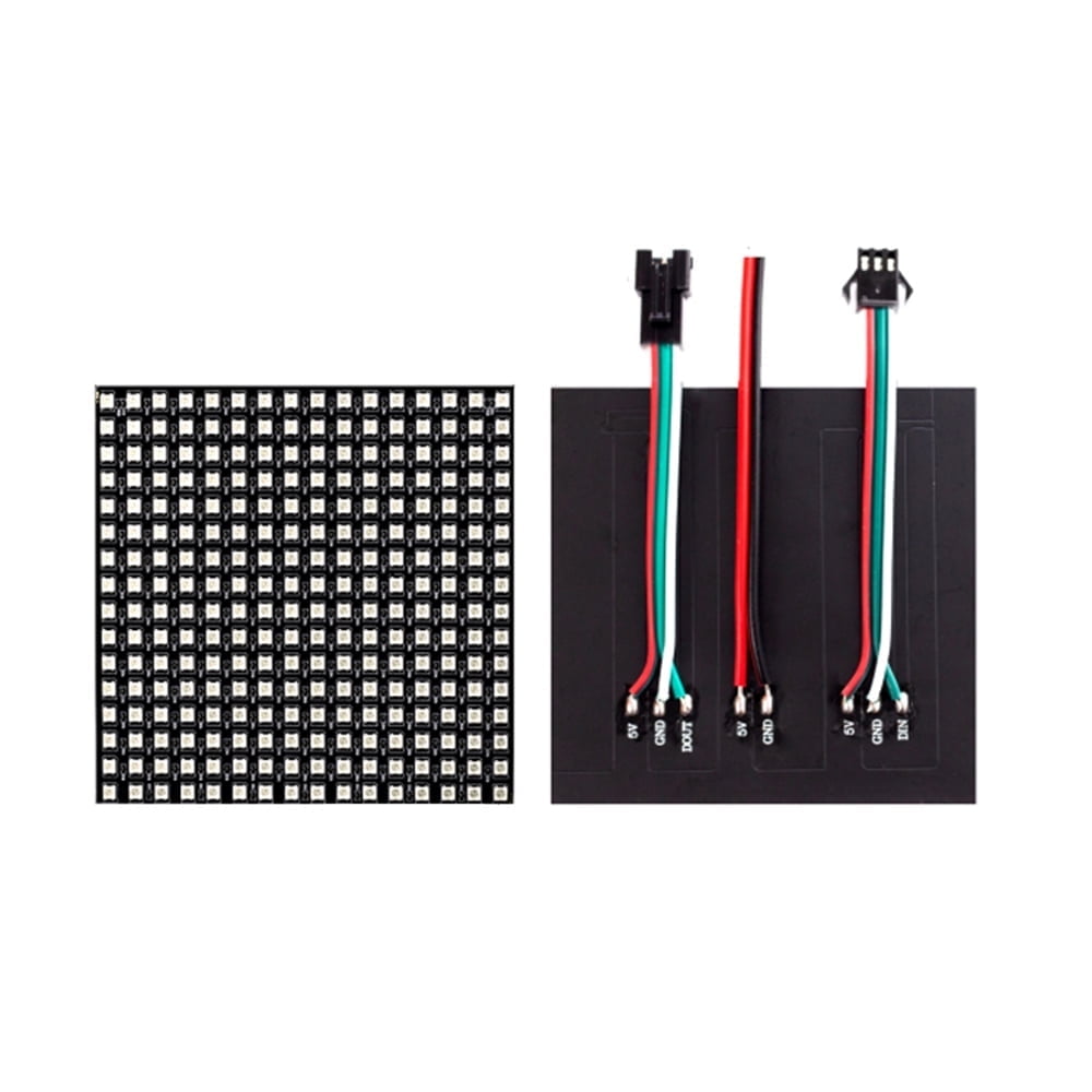 SVFISHKK WS2812B (16X16 256Pixels) RGB LED Digital Flexible ...