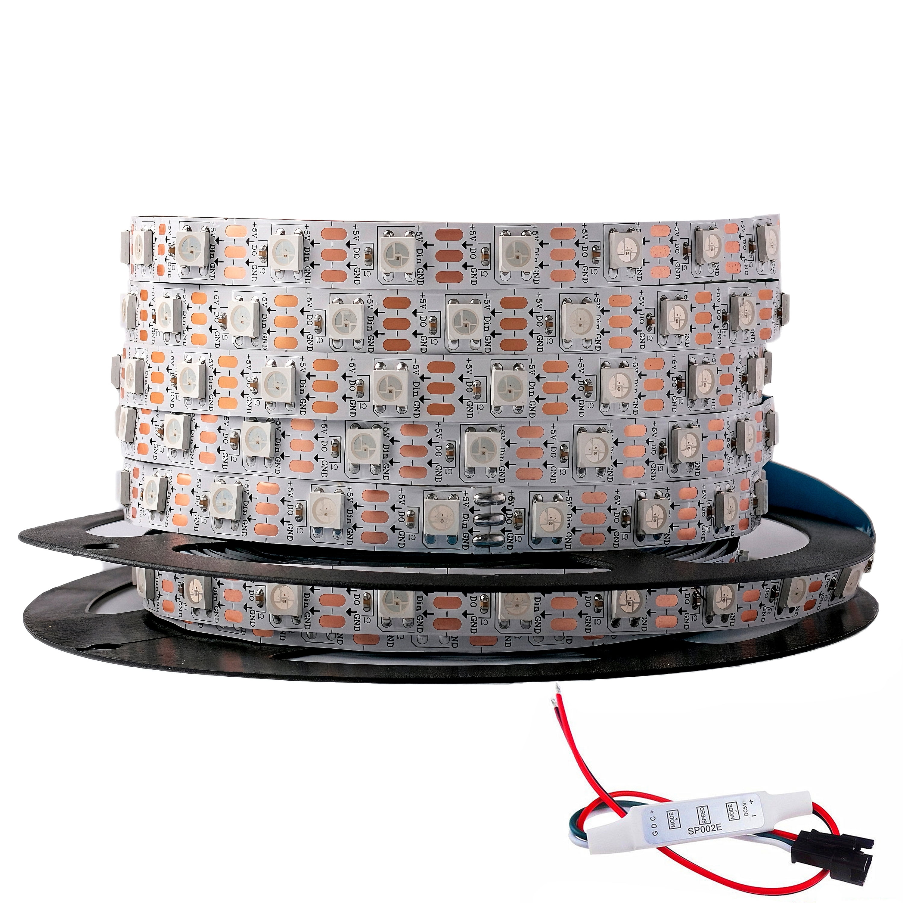 SVFISHKK WS2812B LED Strip SMD 5050 Individual Addressable 60Pixels/m ...