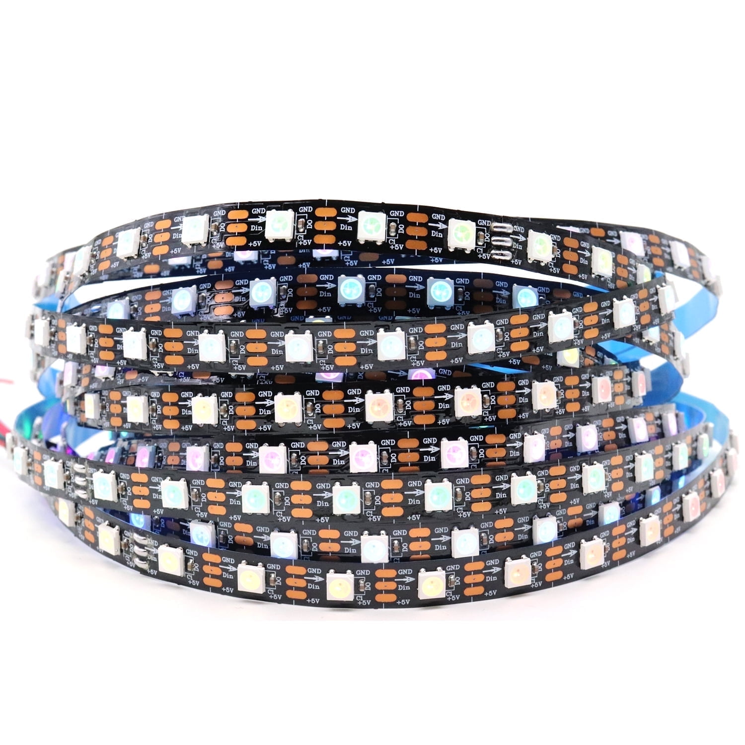 SVFISHKK WS2812B LED Strip SMD 5050 Individual Addressable 60Pixels/m ...