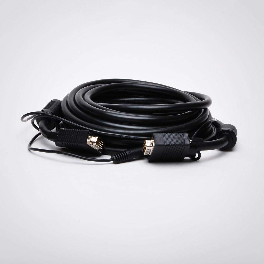 SVGA Cable with 3.5mm Audio - Double Shielded VGA/SVGA/UXGA Monitor ...