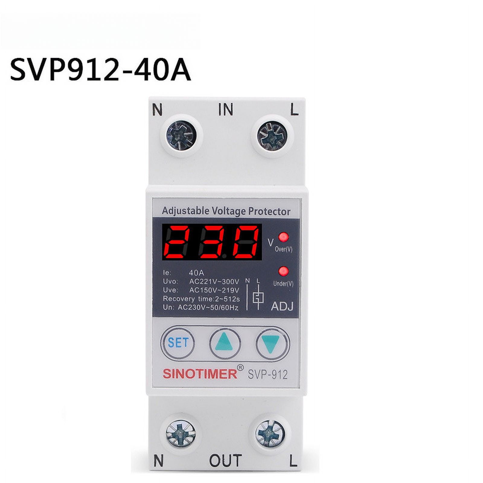 SVP-912 adjustable self-compound intelligent over and under voltage ...