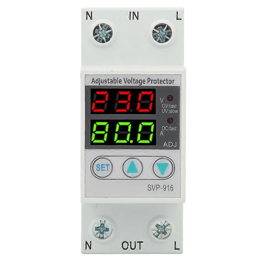 SVP‑916 230V Adjustable Automatic Over Under Voltage Reset Protection ...