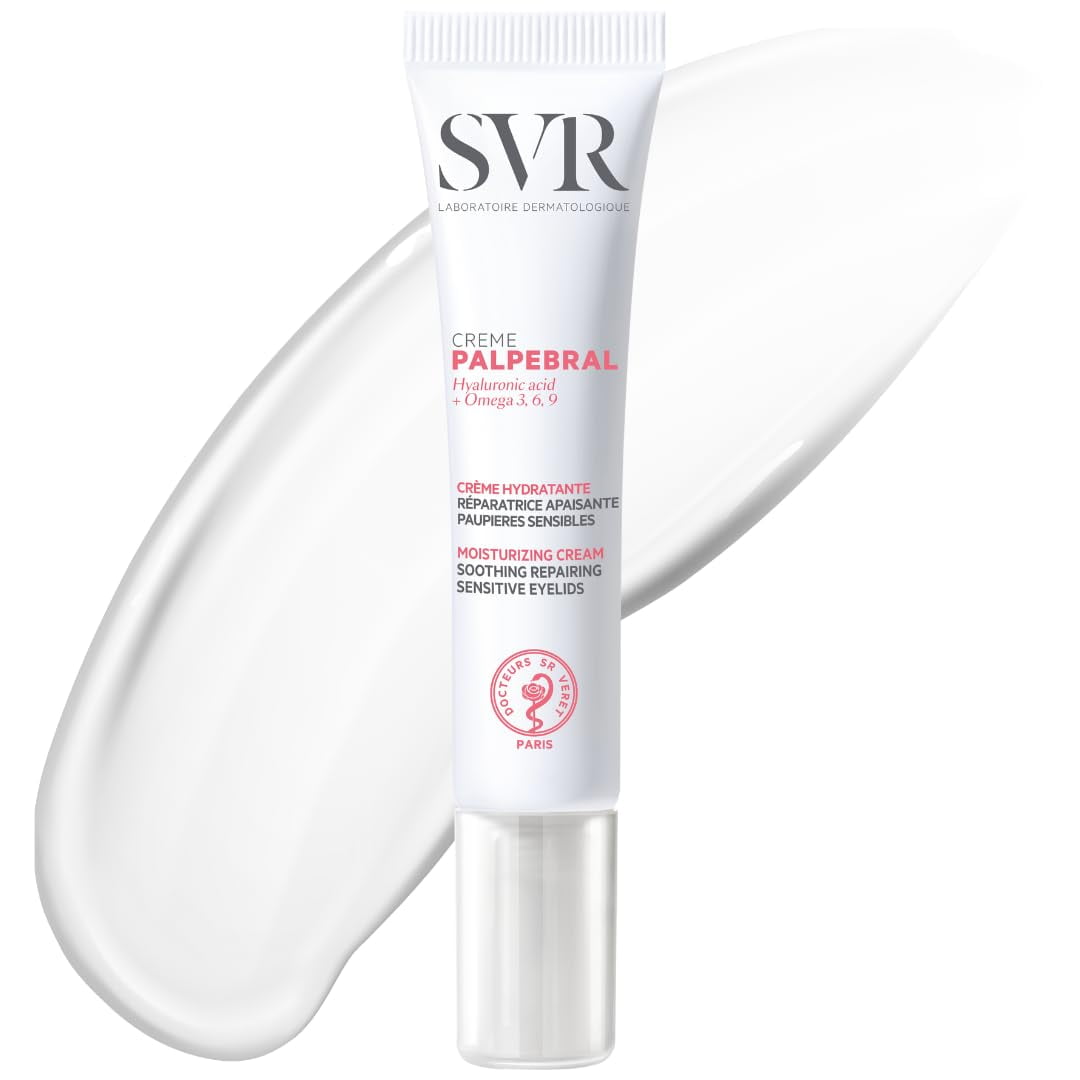 SVR Palpebral Eye Cream. AKF18 Hyaluronic Acid & Shea Ultra-Soothing ...