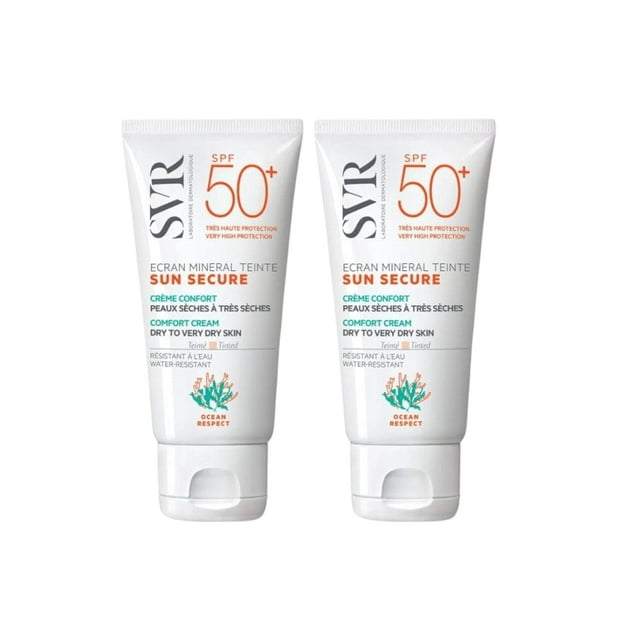 SVR Sunsecure Ecran Tinted Spf50+ Sunscreen 60 gr 2 Pack - Walmart.com