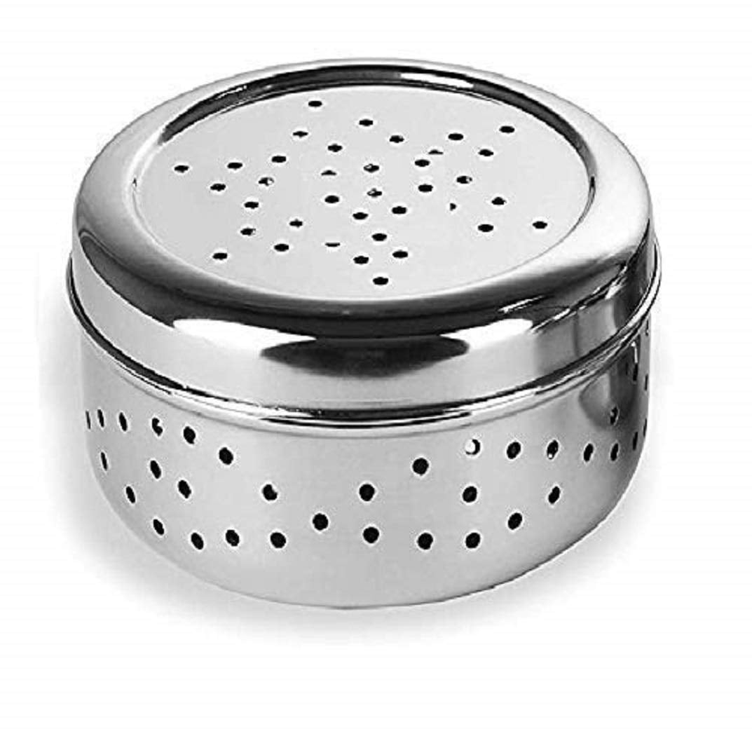 SVShoperzone Stainless Steel Green Coriander Storage Box Curry Leaves ...