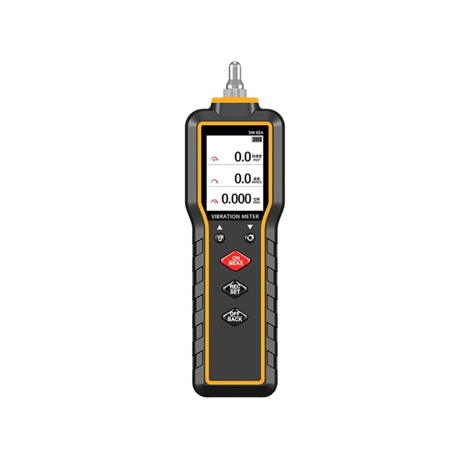 SW-65A Portable Vibration Meter Vibration Measure Tool Vibrometer Handheld Vibration Meter ...
