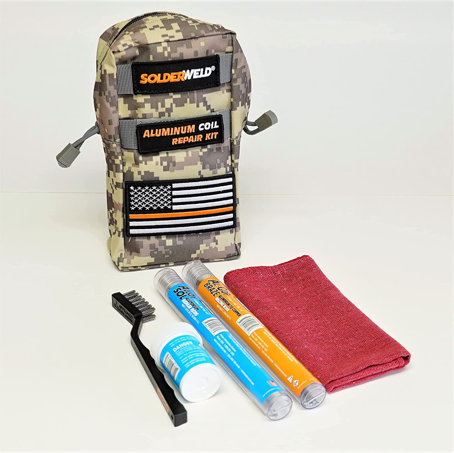 SW-ACRTC Aluminum Coil Solder Repair Tech Bag Camo - Walmart.com