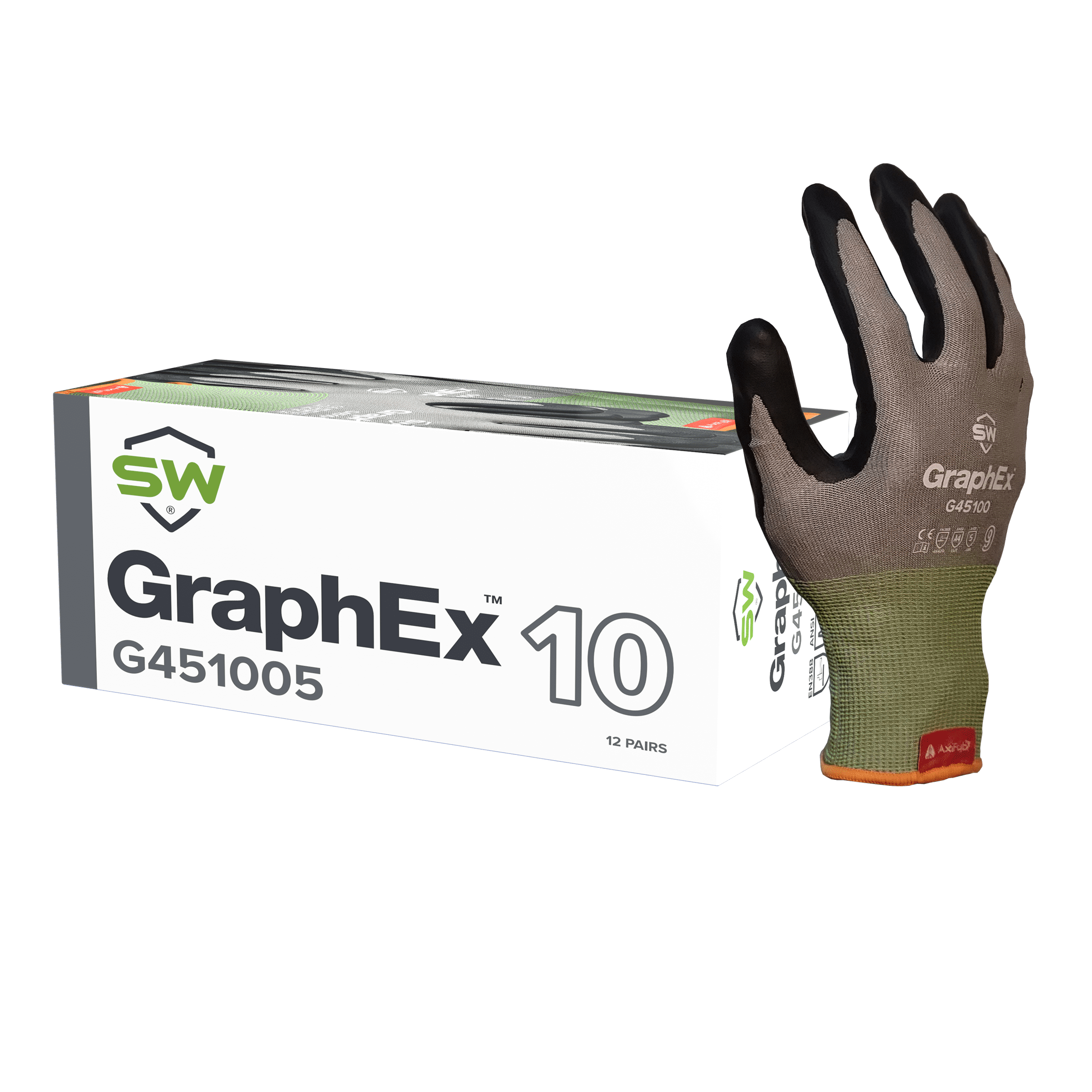 SW® GraphEx® ANSI Level A4 Cut-Resistant and 5 Abrasion-Resistant ...