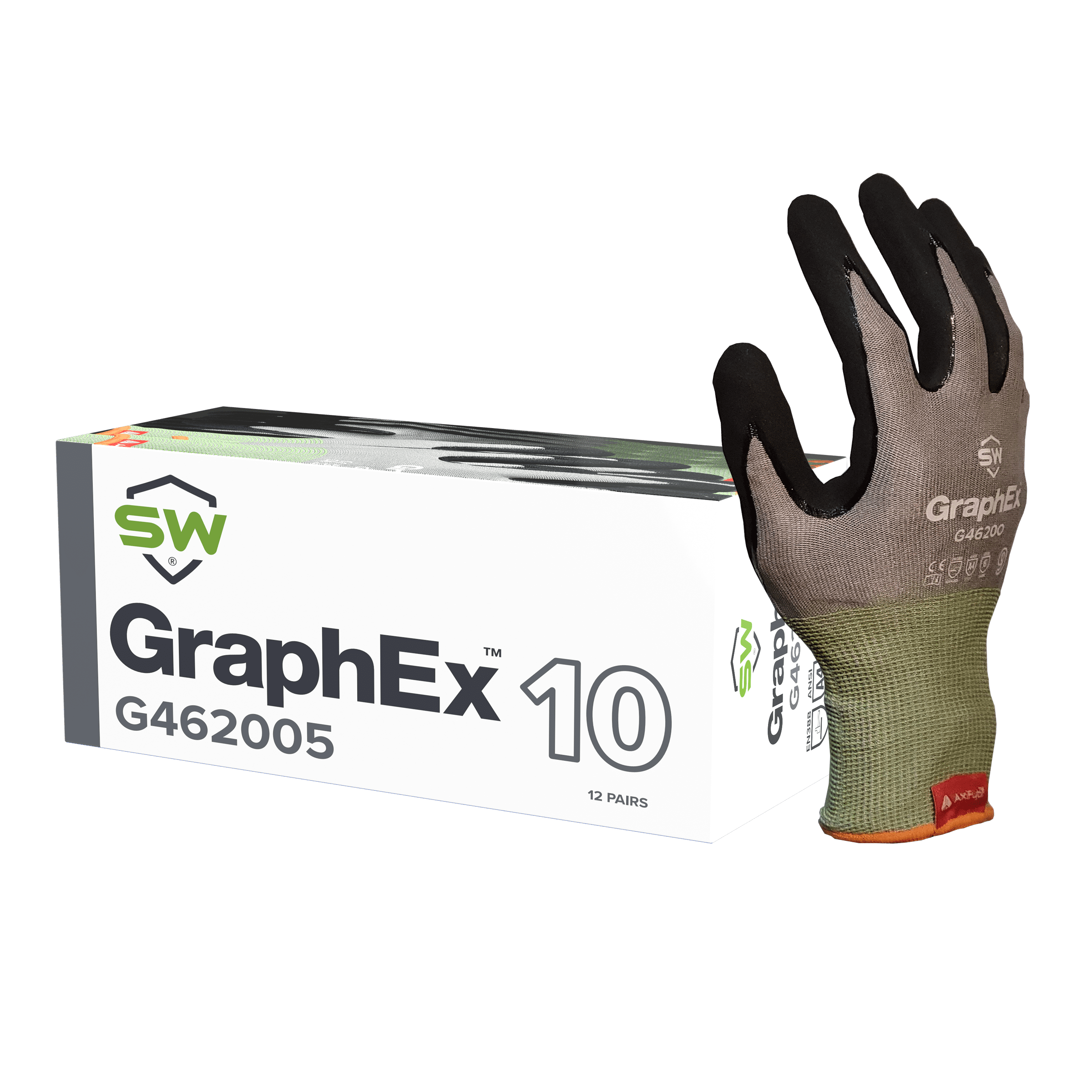 SW® GraphEx® ANSI Level A4 Cut-Resistant and 6 Abrasion-Resistant ...