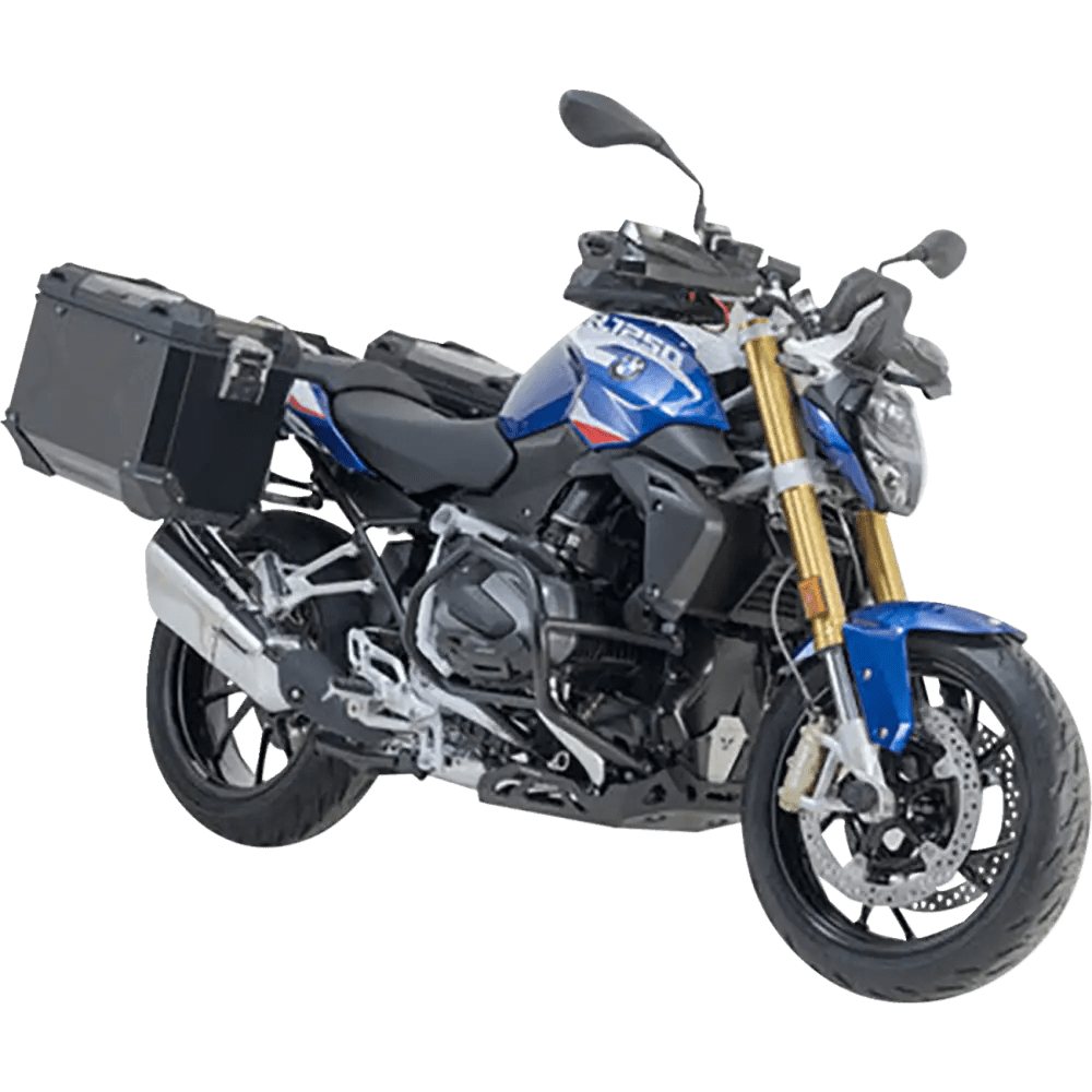 SW-MOTECH TRAX ADV Aluminum Case System - Black - BMW R 1200/1250 R '14 ...
