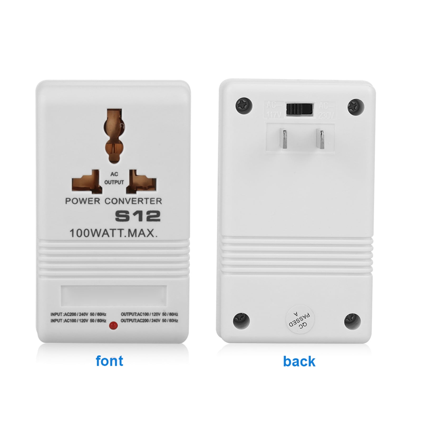 SW-S12 100W Power Transformer Bidirectional Mutual Conversion Voltage ...