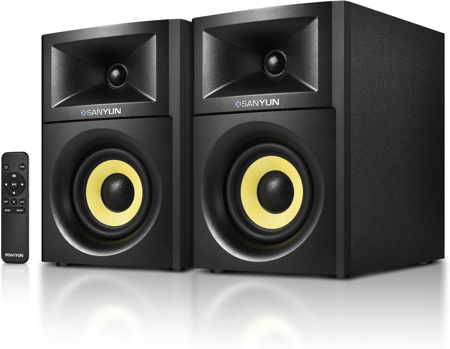 SW205 4" Bookshelf Speakers | Immersive HiFi Audio with Virtual ...