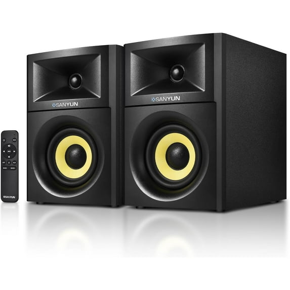 SW205 4" Bookshelf Speakers | Immersive HiFi Audio with Virtual ...