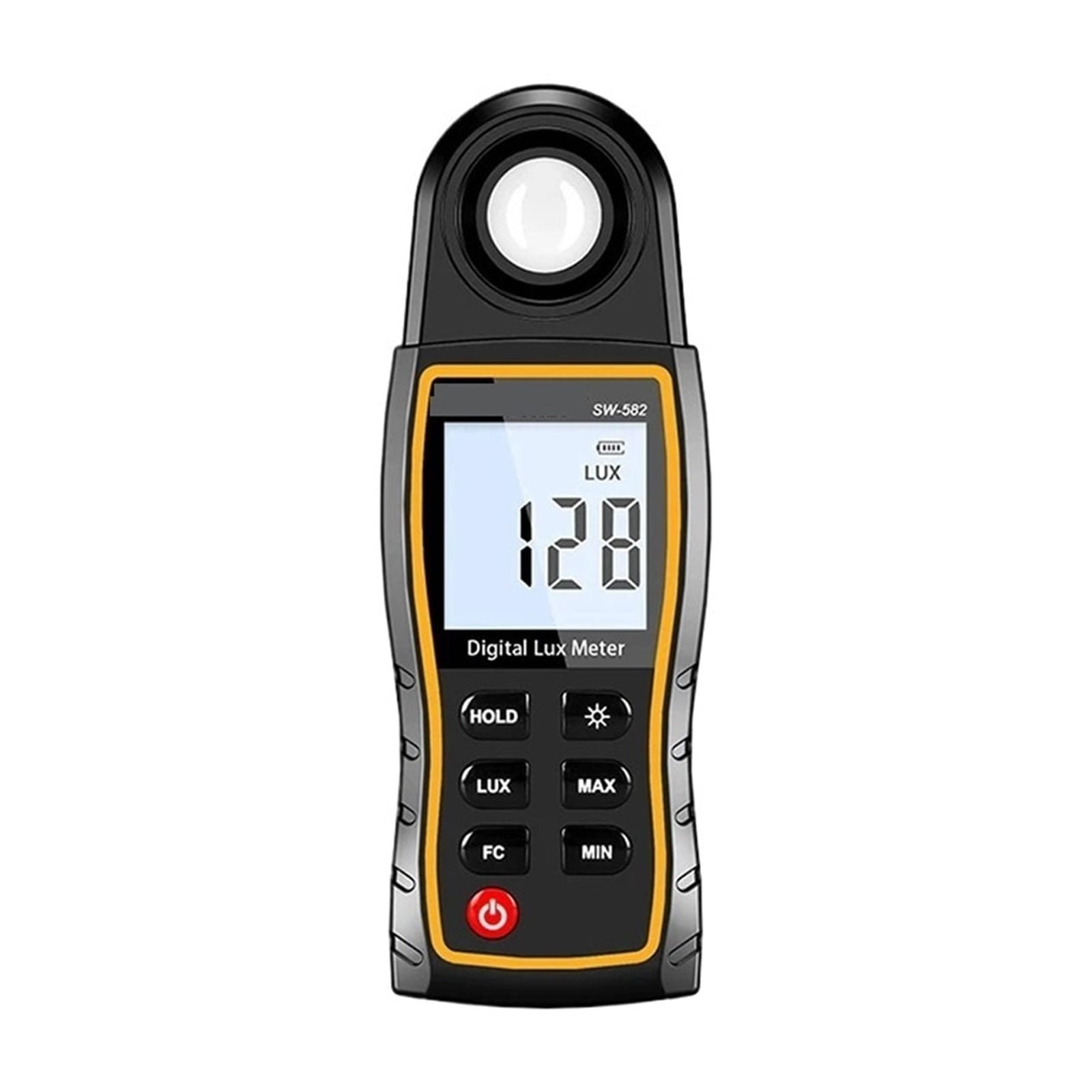 SW582 Light Meter Digital Illuminance Meter Handheld Lux Tester LCD 0 ...
