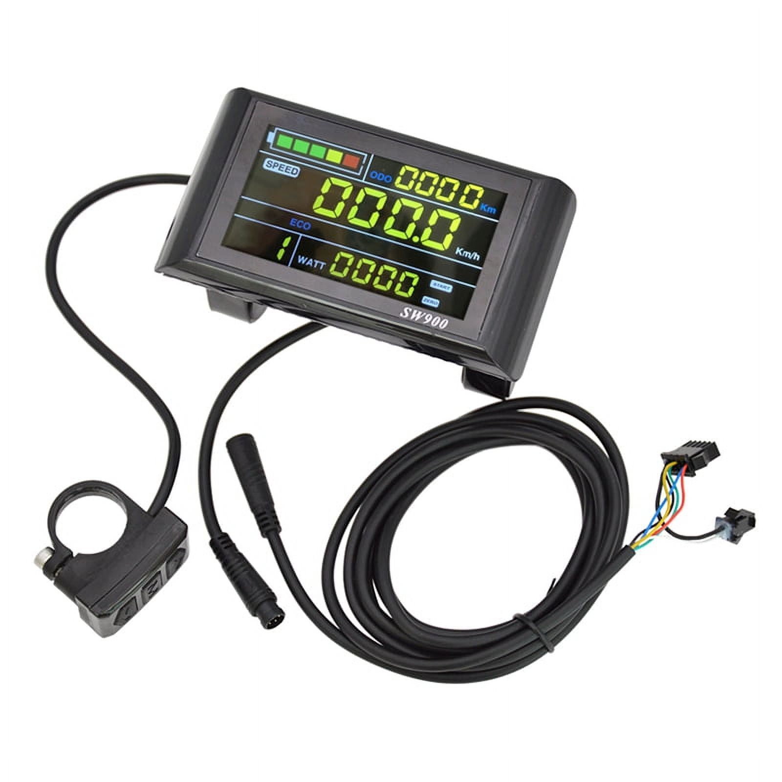 ZHUAN JIAO LCD Color Display, Waterproof Electric Bike Monitor, ABS ...