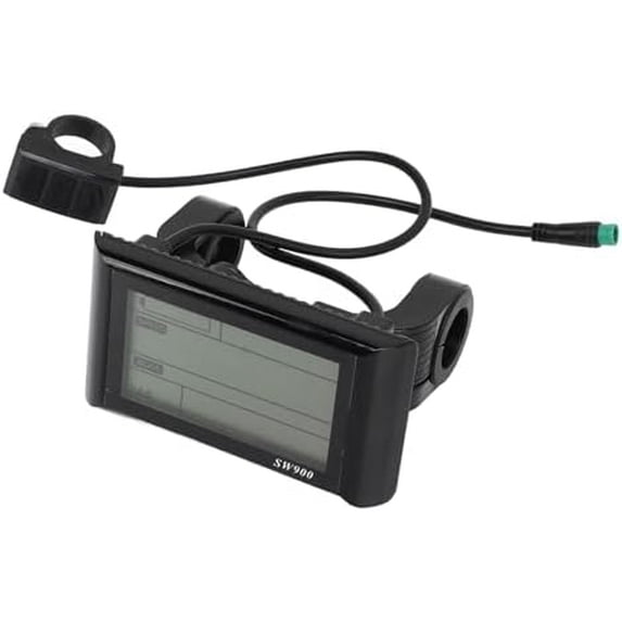 SW900 LCD Meter, 5 Pin Electric Bike Panel with Battery Display, ABS Material, 36V, for Electric ...
